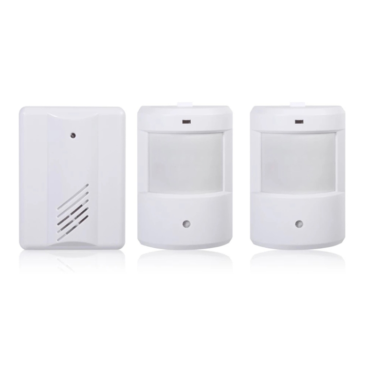 1 to 2 PIR Infrared Sensors Wireless Doorbell Alarm Detector for Home ...